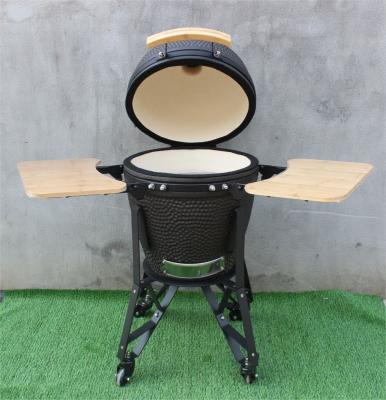 Cina Colore nero opaco 50 cm 20 pollici Kamado Grill Carbone per esterni in vendita