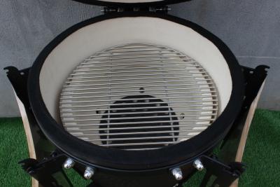 Cina 51 cm carbone di legna da 20 pollici Kamado Grill utensili da cucina nero opaco in vendita