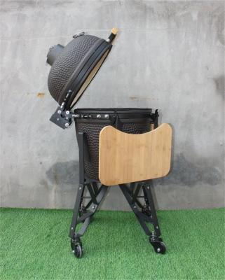 Cina Griglia per barbecue in ceramica da 20 pollici per esterni colore nero opaco 51 cm in vendita