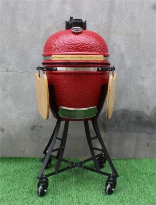 Cina Utensili da cucina Griglia a carbone in ceramica 44 cm 17 pollici Colore rosso reale in vendita
