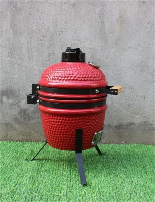 Cina Utensili da cucina Griglia per barbecue in ceramica da 13 pollici per esterni rossa in vendita