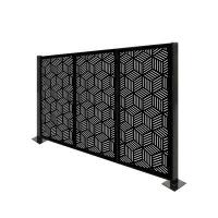 China Decorative Room Divider Screen Square Aluminum Material Customized for sale
