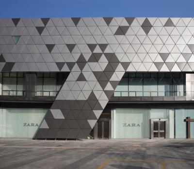 Cina Decorazione esteriore con rivestimento per pareti di tende in alluminio ventilato in vendita