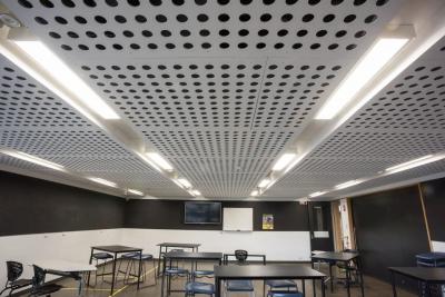 Cina Triangolare impermeabile pannello del soffitto in alluminio decorazione acustico falso in vendita