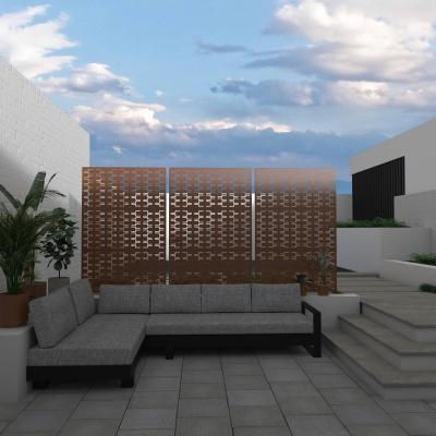 Cina Fence di alluminio da giardino decorativa traliccia recinzione insonorizzata in vendita