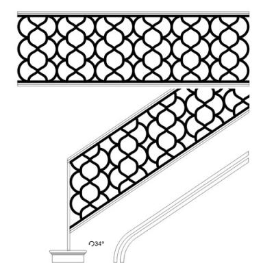 Cina OEM / ODM Garden Aluminum Privacy Fence Durabilità e resistenza alla corrosione in vendita