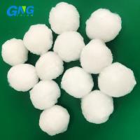 China Washable Elements Polyester Fiber 50*50mm Swimming Pool Filter Media for sale