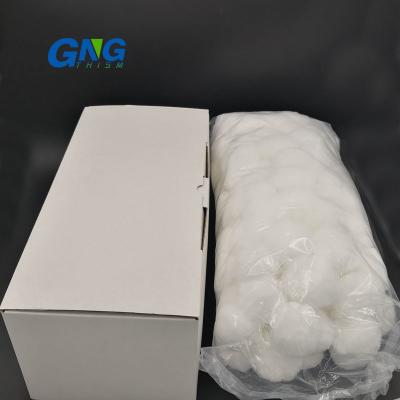 Cina 6g/Denier poli filtro chimico dallo stagno della palla di cotone di resistenza 50mm in vendita