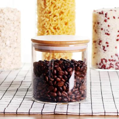 Κίνα Καπάκι μπαμπού εμπορευματοκιβωτίων γυαλιού καπακιών βάζων κουζινών με το πυρίτιο Leafproof αχύρου προς πώληση