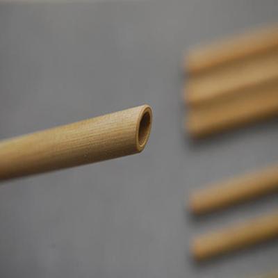 Cina Biodegradabile concimabile delle paglie riutilizzabili di bambù amichevoli di Eco con Straw Cleaner in vendita