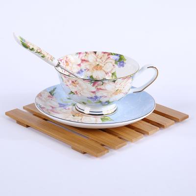 China Customized Blank Bamboo Coasters Drinking Coasters Laser Pattern Cups Utensil for sale