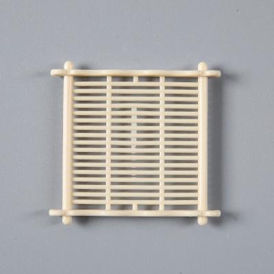 China Light Natural Bamboo Wooden Plant Saucer Comfortable Mat For Succulent Plant Pots for sale