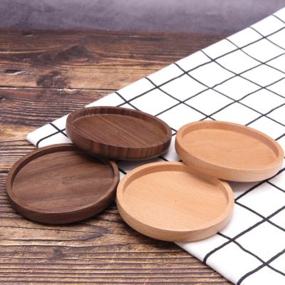 China Prácticos de costa de bambú del espacio en blanco de madera natural para la estera de tabla anti del rasguño de la taza de la taza en venta