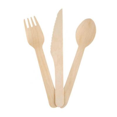 環境に優しい食事用器具類のタケ原料使い捨て可能なテーブルウェア セットのナイフはスプーン分岐する