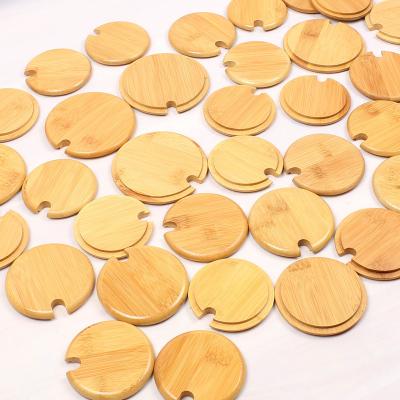 Cina Silicio Ring Bamboo Airtight Lids Mouth ampio Mason Jar Glass Beer Can con Straw Hole in vendita