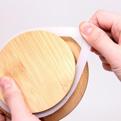 Cina La birra inscatola il coperchio di bambù del barattolo dei coperchi riutilizzabili compatibili con Straw Hole in vendita