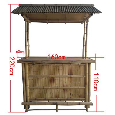 China Los patios traseros varan el partido Tiki Bars With Roof de bambú al aire libre para bloquear el Sun en venta
