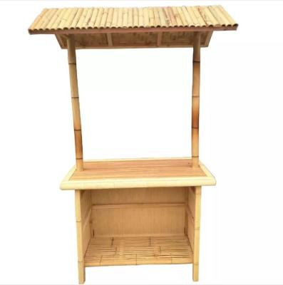 Cina Sedie di bambù beventi di Tiki Bar With Bottle Rack della spiaggia di bambù con supporto posteriore in vendita
