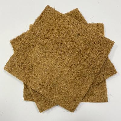 China Wholesale Custom Size Outdoor Natural Fiber Mat Roll Coconut Coir Grow Mat for sale