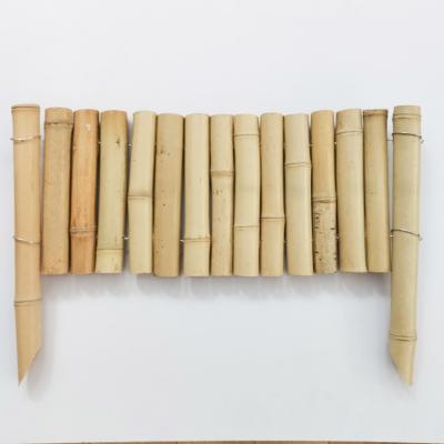 Cina Elegante recinzione di bordo in bambù naturale per un bellissimo giardino in vendita