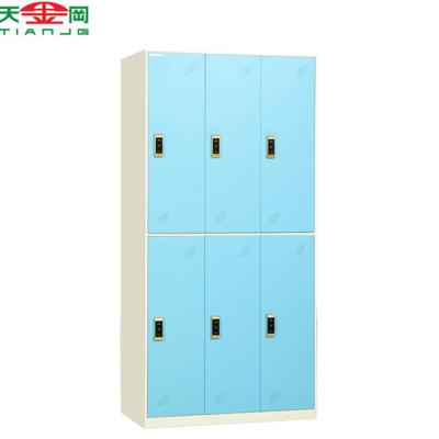 China TJG Modern clothes storage locker cabinet steel stainless wardrobe for sale