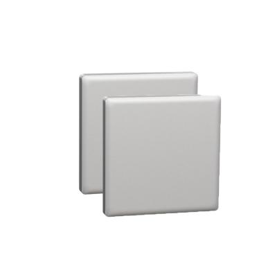 China NP16161_01MS Unica KNX Push Button Panel Schneide Metallic Silver Hidden Mount 2 Key for sale