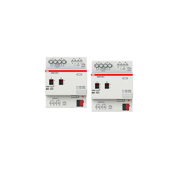 Quality LR/S 2.16.1 ABB 2×16A 1-10V KNX Master Light Controller DIN Rail Mounting for sale