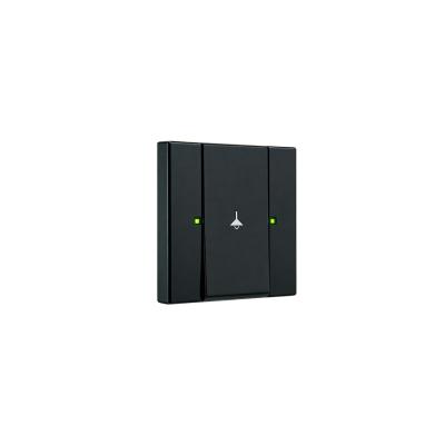 China 6125/02-81-500 KNX 2-Gang Surface Mount Control Box Anthracite Finish Platform 63 for sale
