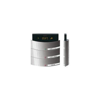 China 6321/38-20-500 KNX Triton 6-Gang Control Panel RTC Time Scheduling + IR Bus Coupler for sale