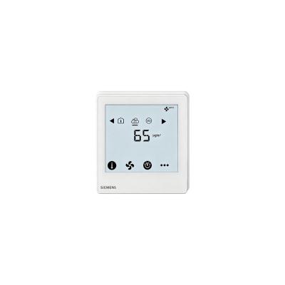 China RDF870KN Flush Mount Touch KNX PM2.5 CO2 Ventilation Controller S55770-T407 for sale