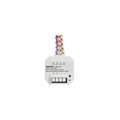 China UP 141/71 DALI Push Button Interface 4fold Binary Input for Flush Mount Wall Installation 5WG1141-2AB71 for sale