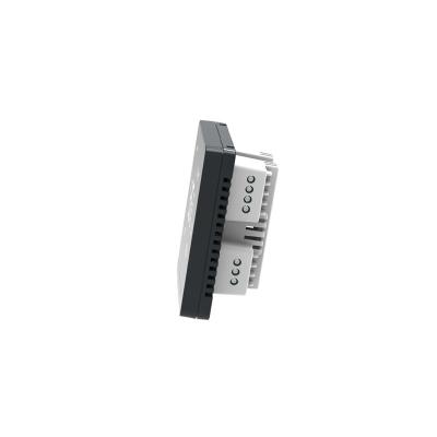 China TC907-3A4PDPSAB Schneider Touchscreen Thermostat 4-Pipe PIR Sensor Black Modbus Luxury Smart Home Link for sale