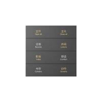 Quality MT-E3-KP08 E3-Series 8-Key ODM Smart Panel KNX Light Curtain Dimming Scene RGB for sale