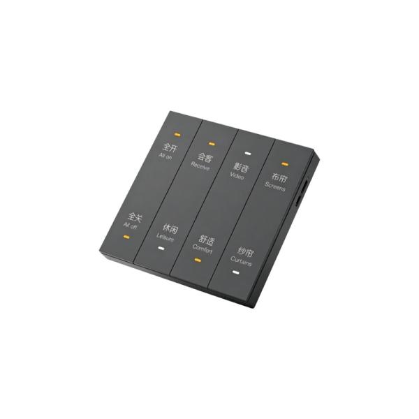 Quality MT-EV2-KP08 EV2 Series 8-Key ODM Smart Panel KNX Multi Scene Light Shutter for sale