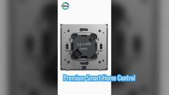 NP16162_01MS | Schneider Unica KNX 4 Key Metallic Silver Intelligent Push Button Panel For KNX Light