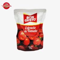 Quality 70g Sachet Tomato Paste Stand Up Sweet And Sour Double Concentrated for sale