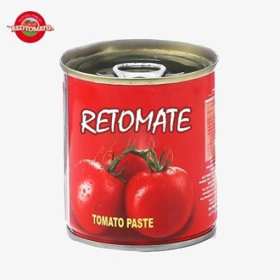 중국 OEM 198g 캔 토마토 페이스트, 쉽게 뚜?? 을 열 수 있는 붉은 토마토 페이스트 판매용