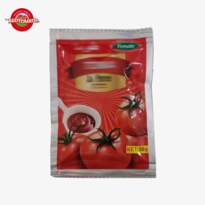 Cina Paste di pomodori in sacchetto dolce e acido 56 g in borsa piatta 30%-100% di purezza in vendita