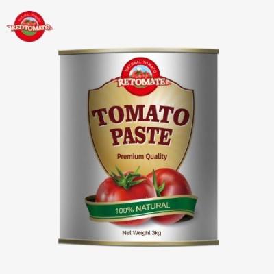 China Tomatenpasta in blik voldoet aan de ISO HACCP BRC- en FDA-productiestandaarden for sale