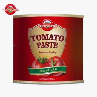 Cina 4500g di pasta di pomodoro in scatola è conforme agli standard ISO HACCP e BRC oltre agli standard di produzione della FDA in vendita