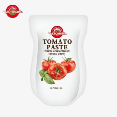China 140g Saquete de pasta de tomate doce e azedo, de pureza de 22% a 30% for sale
