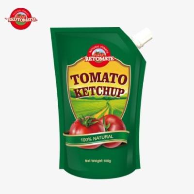 Chine 100g de sachet de ketchup naturel OEM Chine Prix d'usine HACCP Normes FDA à vendre