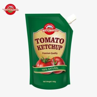 Chine OEM 100g Sachet naturel de ketchup HACCP Normes de la FDA Chine Prix d'usine à vendre
