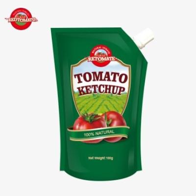 Chine OEM 100g Sachet de ketchup naturel, Normes HACCP FDA, Prix de l'usine en Chine à vendre