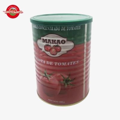 China MAKAO 800g Canned Paste De tomates Brix28-30% for sale
