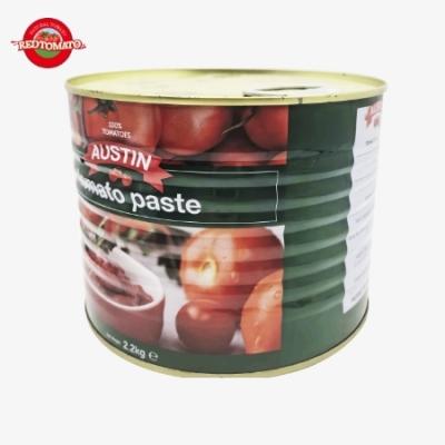 China AUSTIN 2200g Canned Of Tomato Paste With A Brix Of 28–30% Available As Our Brand And With A Full Branding And Packaging Design Service for sale