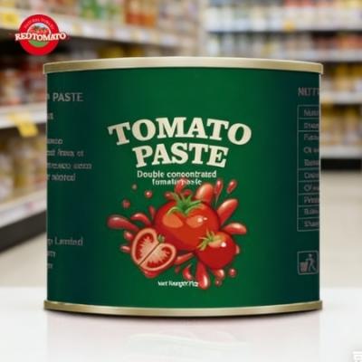 China 70g Can Tomato Paste Concentrate - Easy-Open Lid, Enhanced Usability for sale