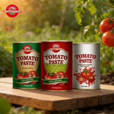 China ISO HACCP BRC FDA Certified 425g Canned Tomato Paste for sale