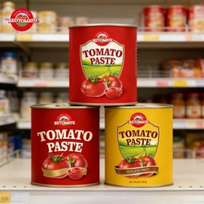 China 800g Tomato Paste Can | Compliant With Global ISO HACCP BRC FDA Standards for sale