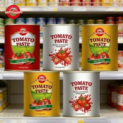 China 800g Canned Tomato Paste | Adheres To ISO HACCP BRC FDA Global Quality & Safety Standards for sale